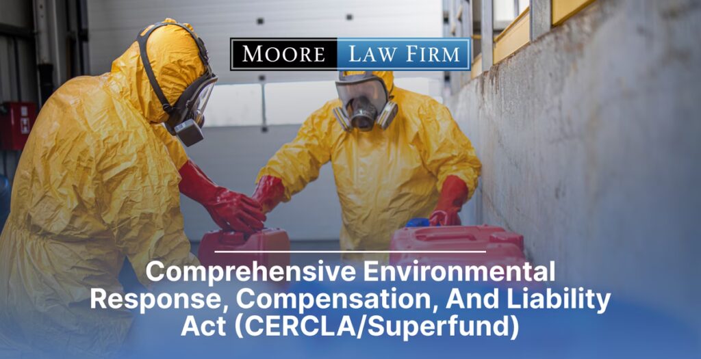 CERCLA / Superfund: Liability and Cleanup Explained - Moore Law Firm